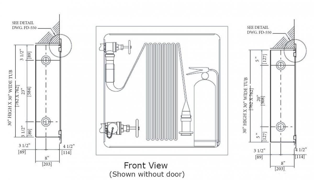 Fire Hose Cabinet Dimensions Www stkittsvilla