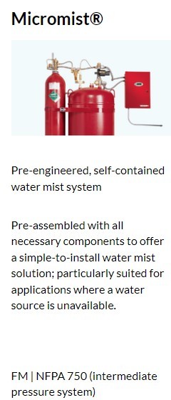 Water Based Suppression - Micromist®